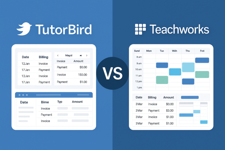 TutorBird vs Teachworks: Best Tutor Software Compared